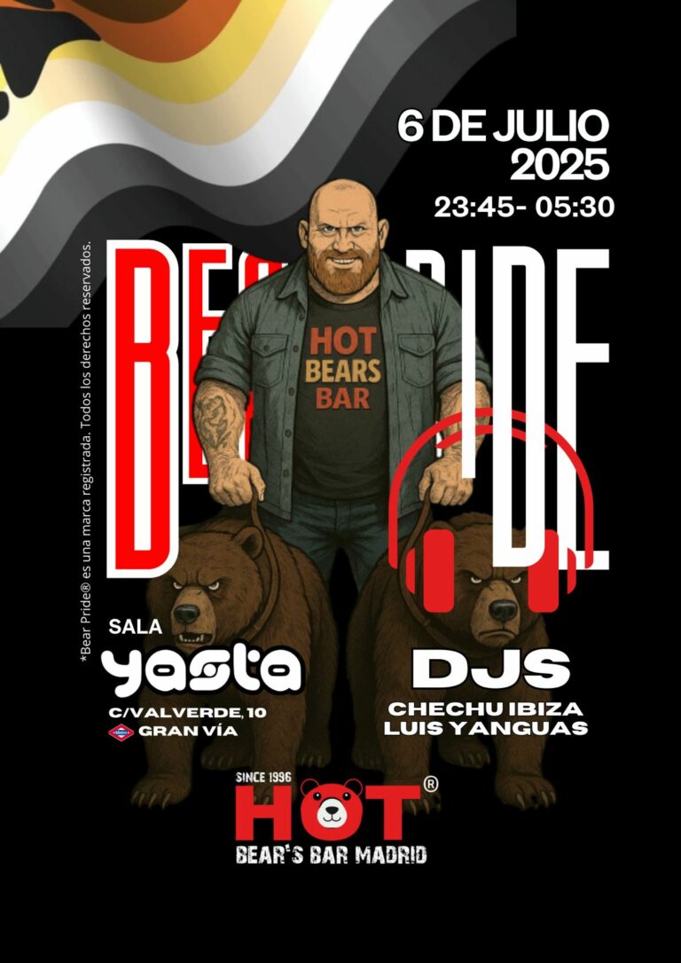 Bear Pride 2025 Madrid - Ya'sta Club